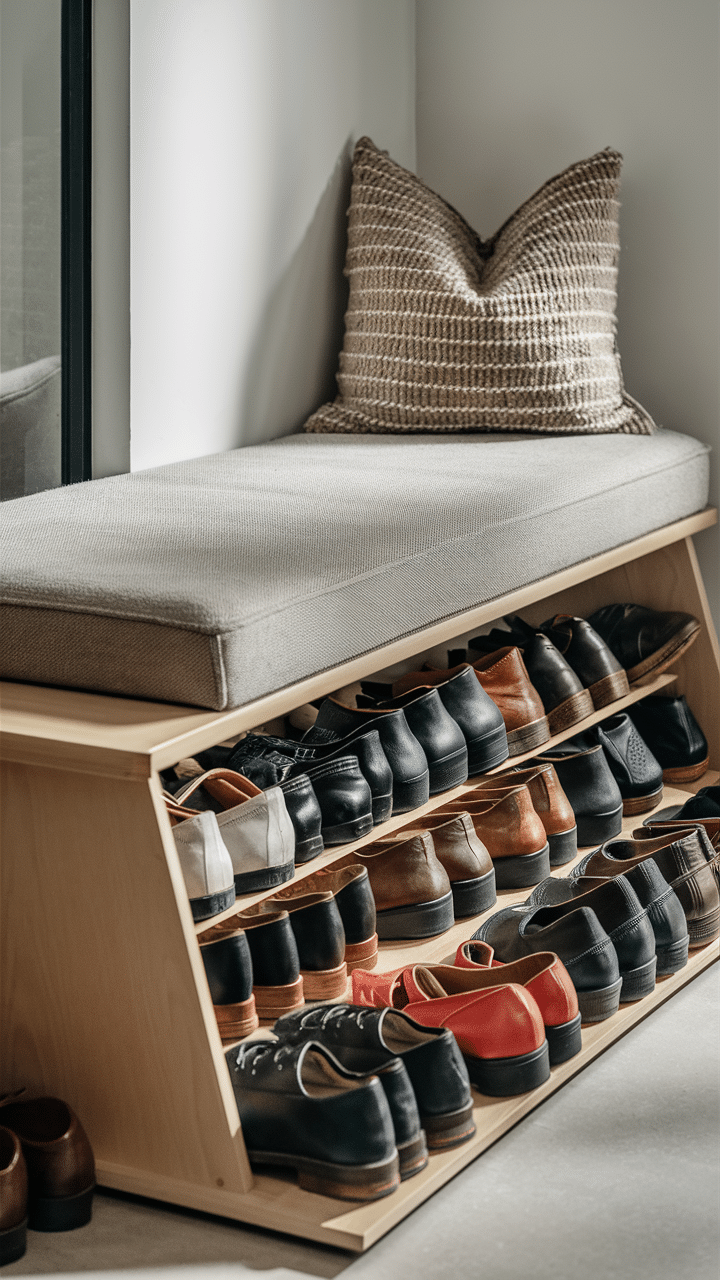 Stylish Storage: 15 Shoe Rack Ideas to Keep Your Space Tidy - The Phulwari