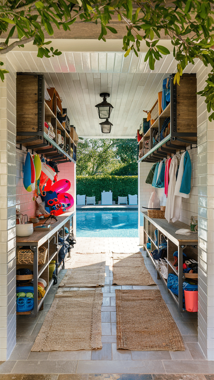 15 Innovative Pool Float Storage Ideas for a Neat and Tidy Pool Area ...