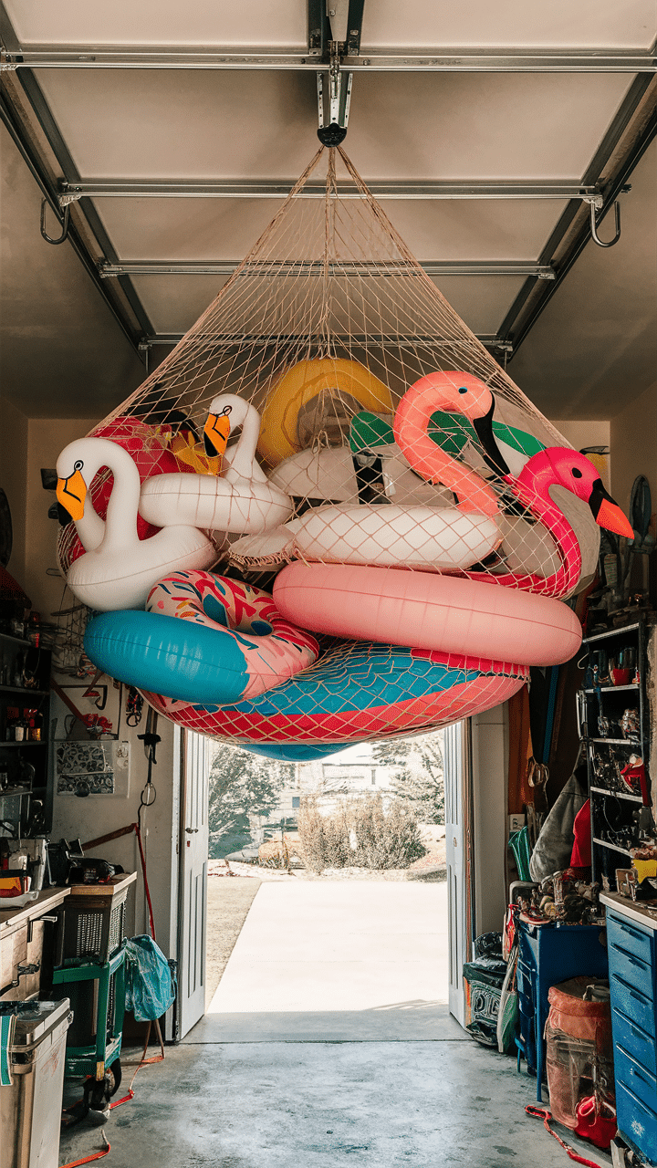 15 Innovative Pool Float Storage Ideas for a Neat and Tidy Pool Area ...