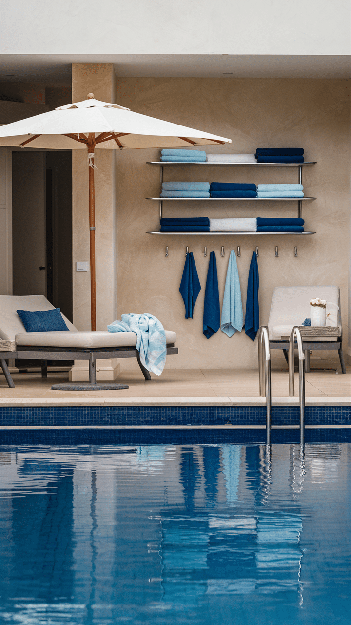 15 Pool Towel Rack Ideas to Keep Your Poolside Organized - The Phulwari
