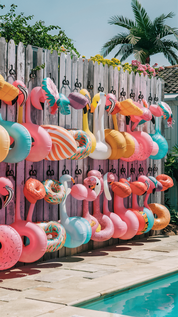 15 Innovative Pool Float Storage Ideas for a Neat and Tidy Pool Area ...
