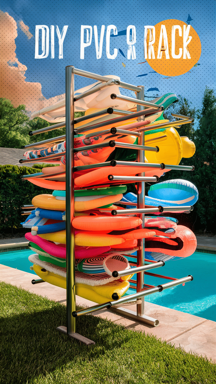 15 Innovative Pool Float Storage Ideas for a Neat and Tidy Pool Area ...