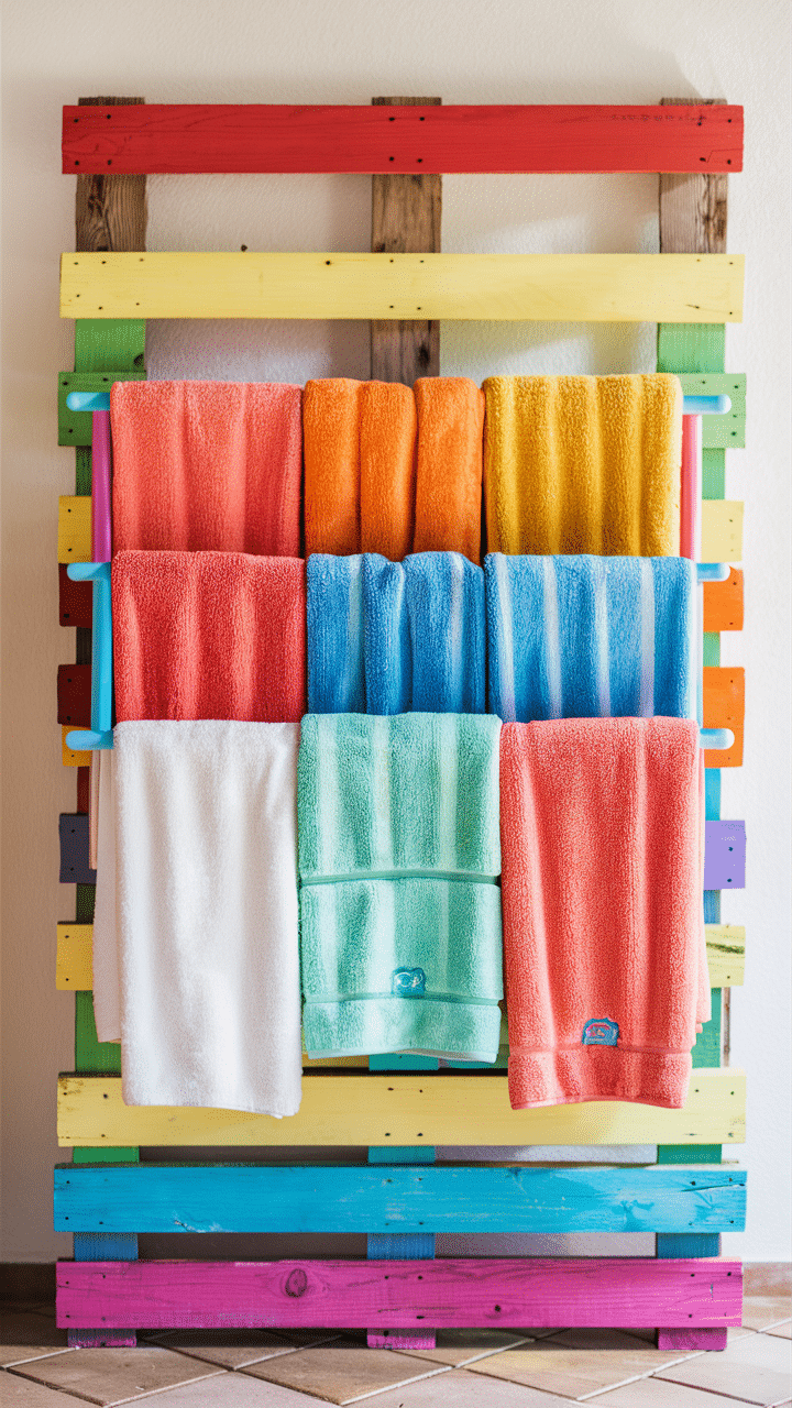 15 Pool Towel Rack Ideas to Keep Your Poolside Organized - The Phulwari