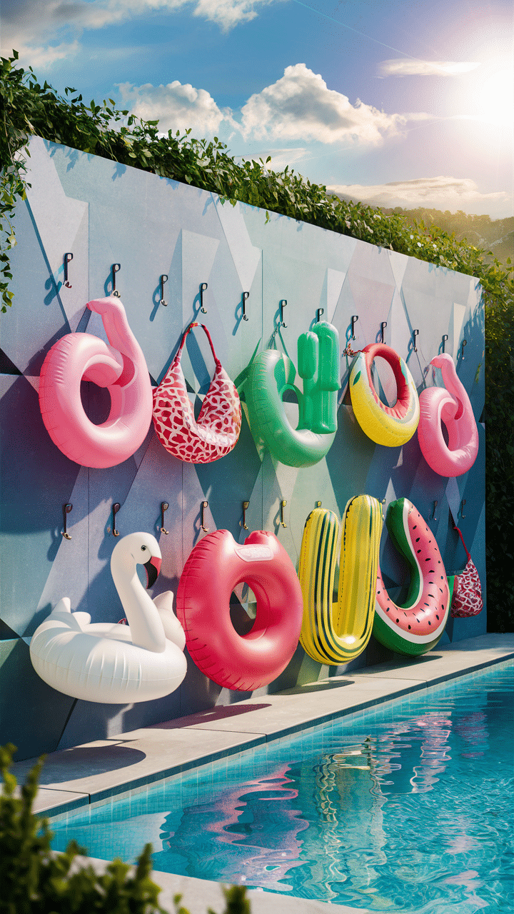 15 Innovative Pool Float Storage Ideas for a Neat and Tidy Pool Area ...