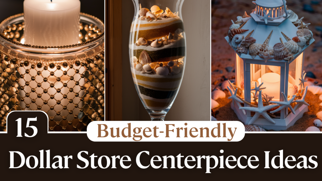Budget-Friendly Elegance: 15 Dollar Store Centerpiece Ideas - The Phulwari