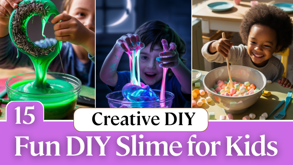 Get Ready to Squish: 15 Fun DIY Slime for Kids - The Phulwari