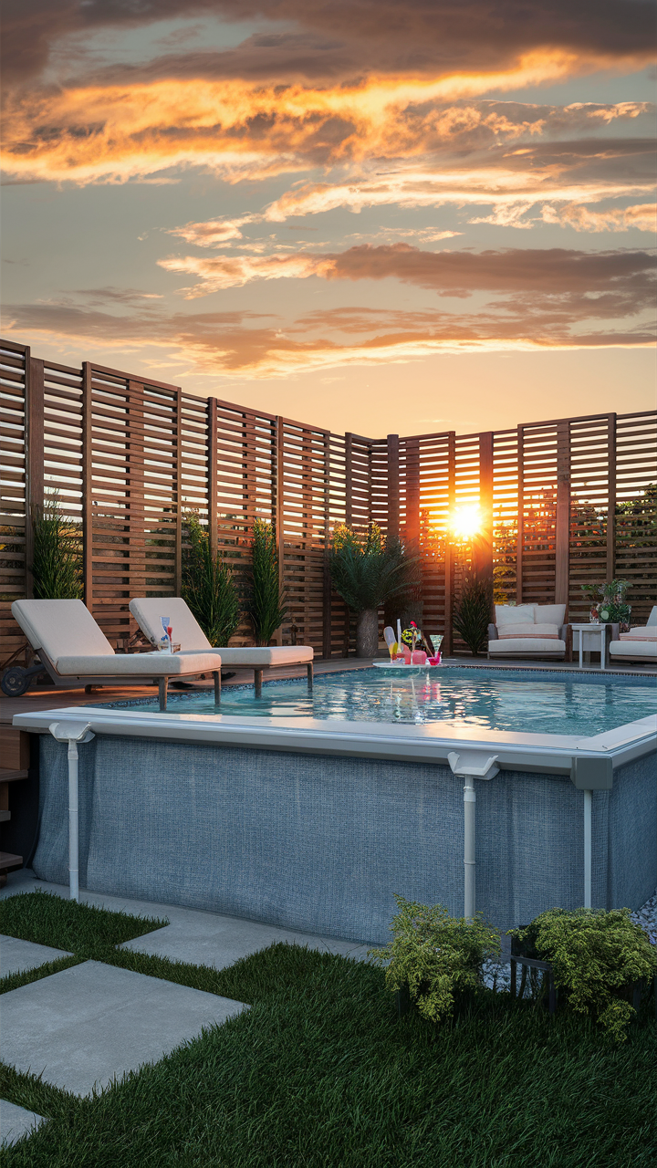 15 Above Ground Pool Deck Ideas to Enhance Your Backyard - The Phulwari