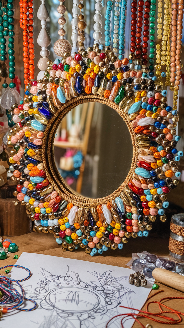 Transform Your Space: 15 Stunning DIY Mirror Frame Ideas You’ll Love ...