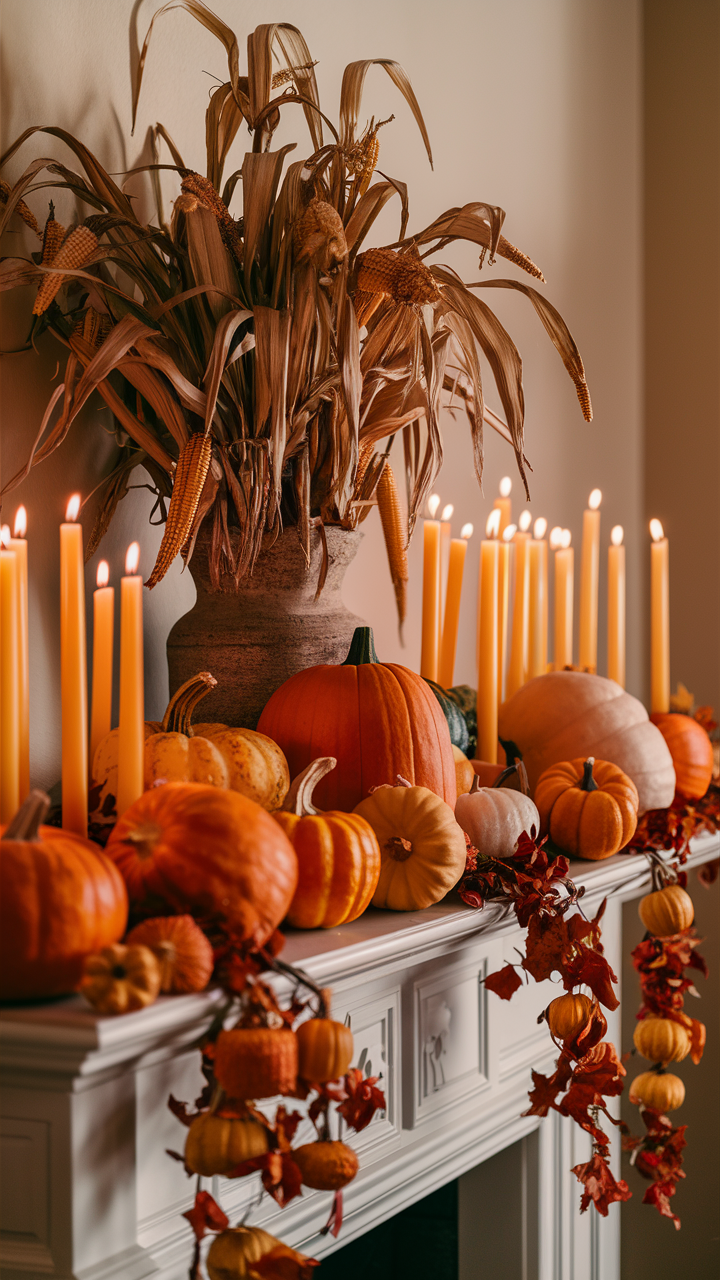 15 Fall Mantel Decorating Ideas - The Phulwari