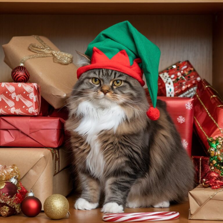 20 Cat Christmas PFP Ideas for Feline Lovers - The Phulwari