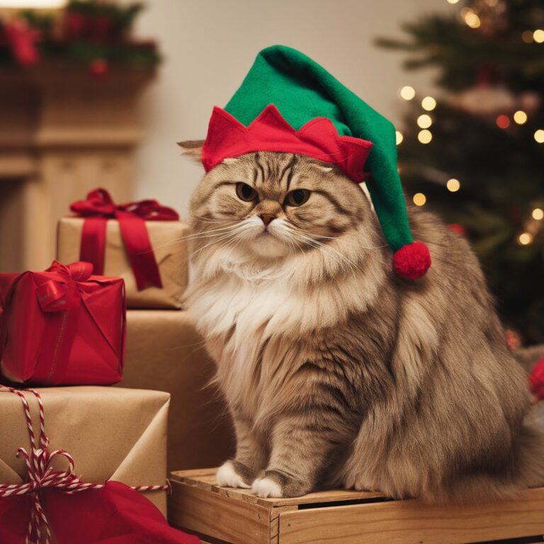 20 Cat Christmas PFP Ideas for Feline Lovers - The Phulwari